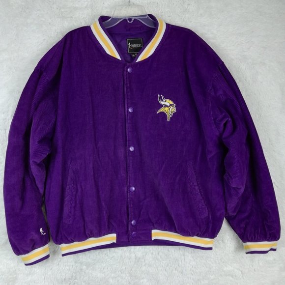 Spotlight | Jackets & Coats | Vintage Minnesota Vikings Mens Jacket ...